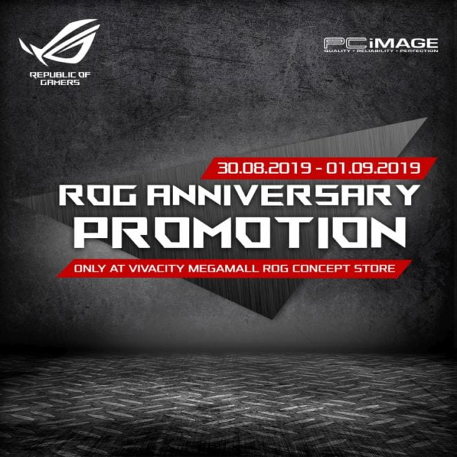ROG Anniversary Promotion @ Vivacity Megamall ROG Concept Store (30 Aug ...