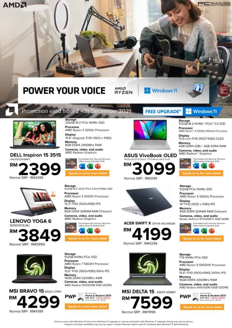 Power Your Voice with Modern PC Powered by AMD - PC Image